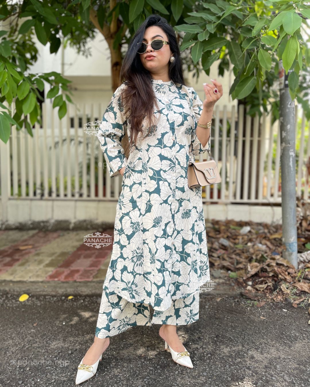 Print on print floral coord set – panachengp