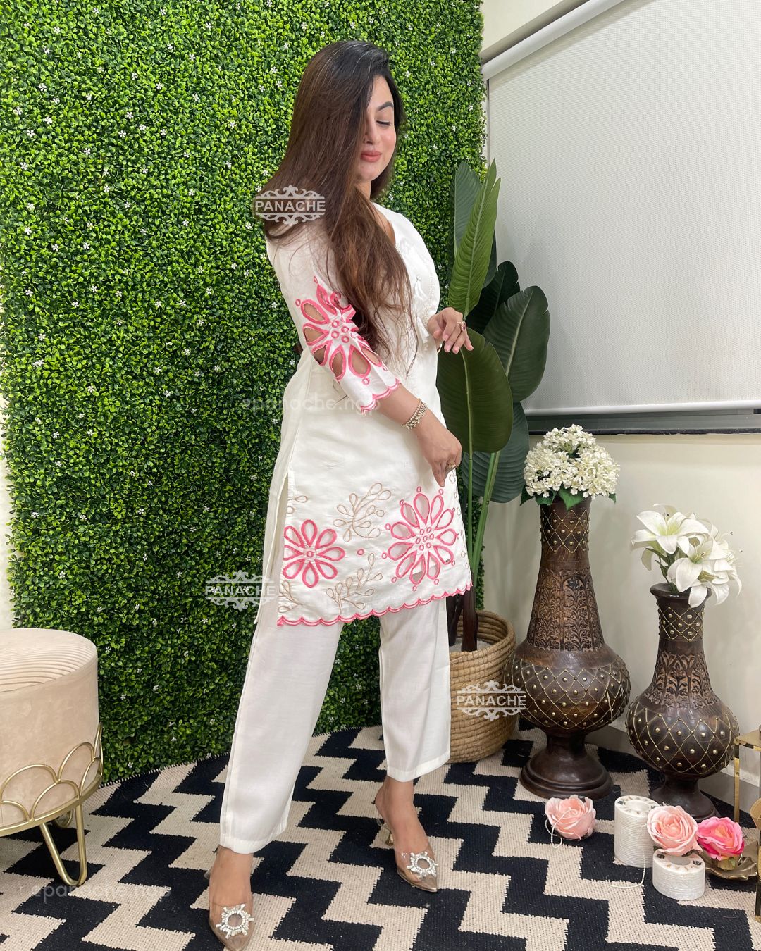 Swan cutwork coord – panachengp