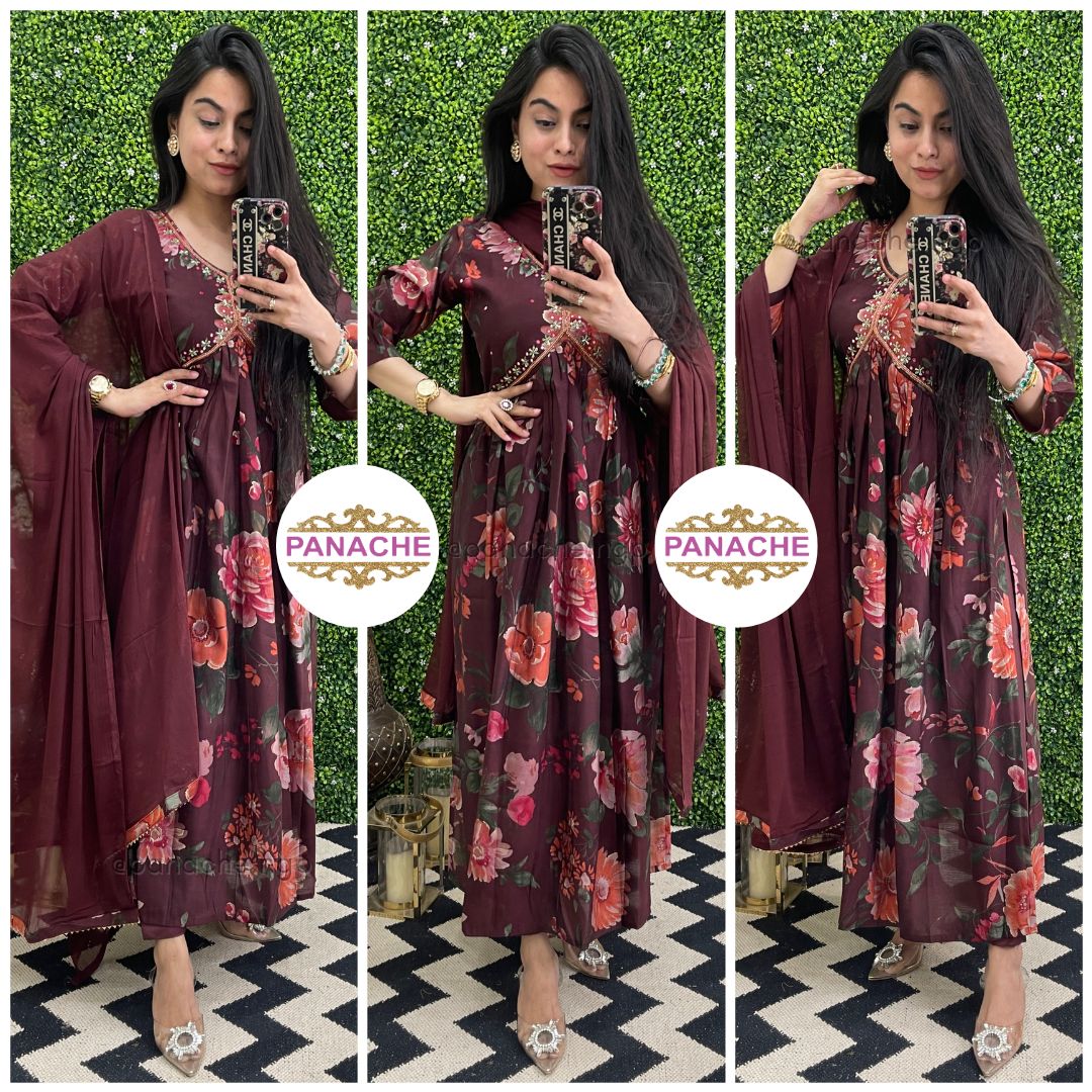 Floral Alia cut design ! – panachengp