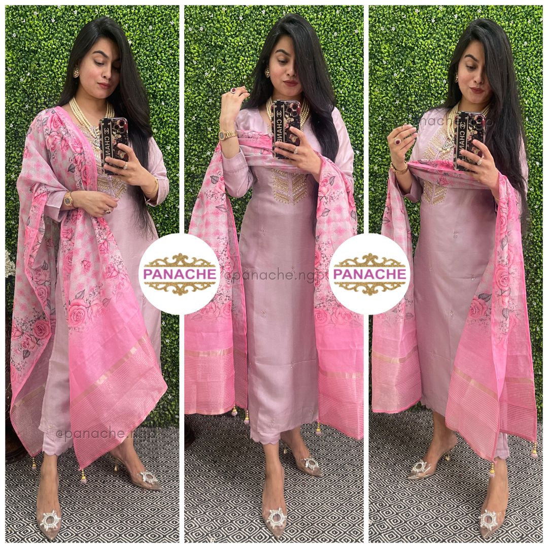 Lilac Silk Sets – panachengp